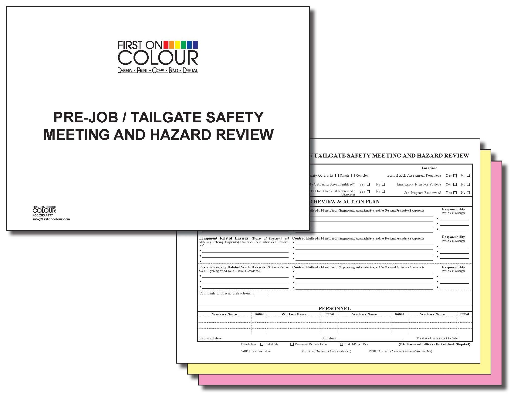 pre-job-hazard-forms-inner - Colour & Style Printing Ltd.